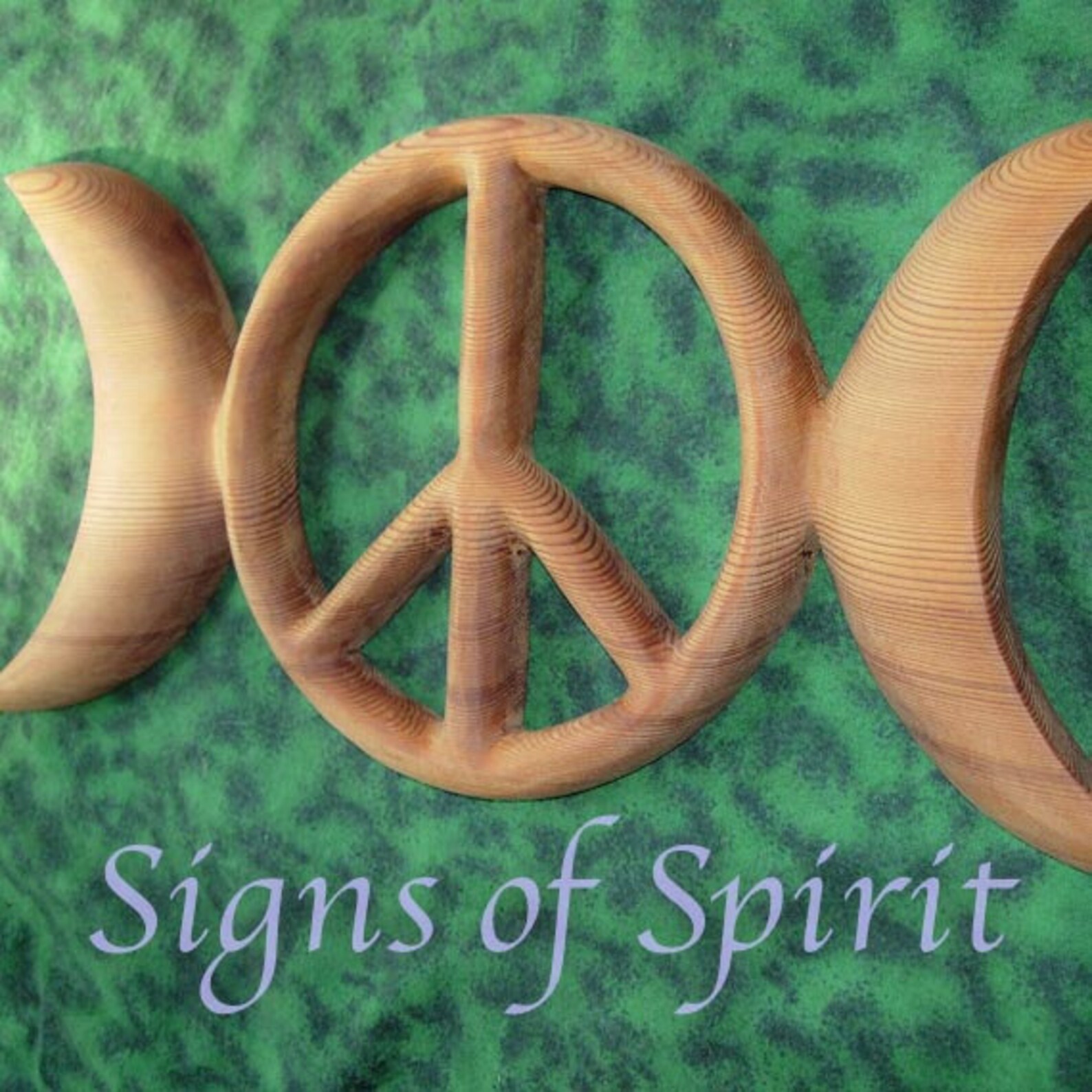 Triple Moon Peace Symbol-celtic Goddess-wiccan Pagan Peace - Etsy