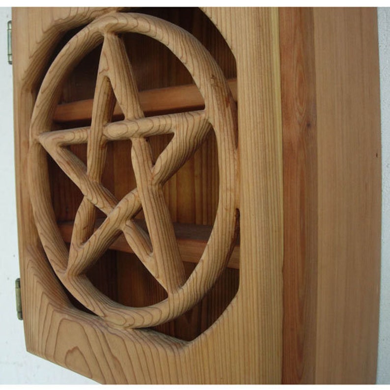 Pentacle Altar Box Wiccan Protection Symbol Ritual Tool - Etsy