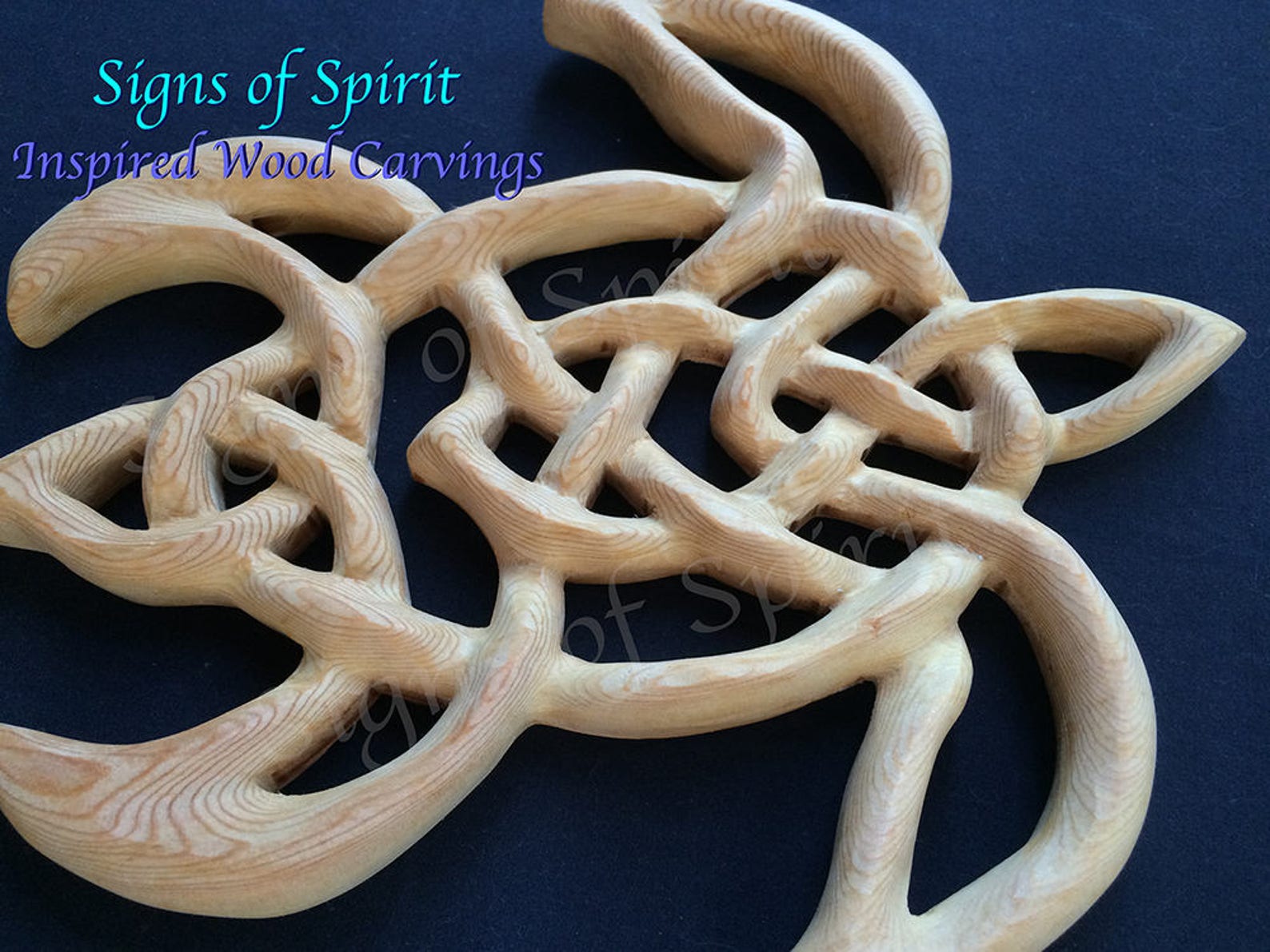 Celtic Turtle Wood Carving - Symbol of Wisdom, Protection, Innocence ...