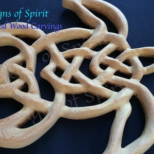 Celtic Turtle Wood Carving - Symbol of Wisdom, Protection, Innocence ...
