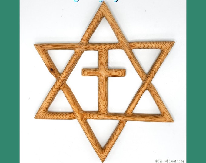 Messianic Star - Jewish-christian Families-star of David Christian ...