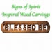 Blessed Be Wood Carving Wicca Magic Ritual Welcome Pagan Thelema ...