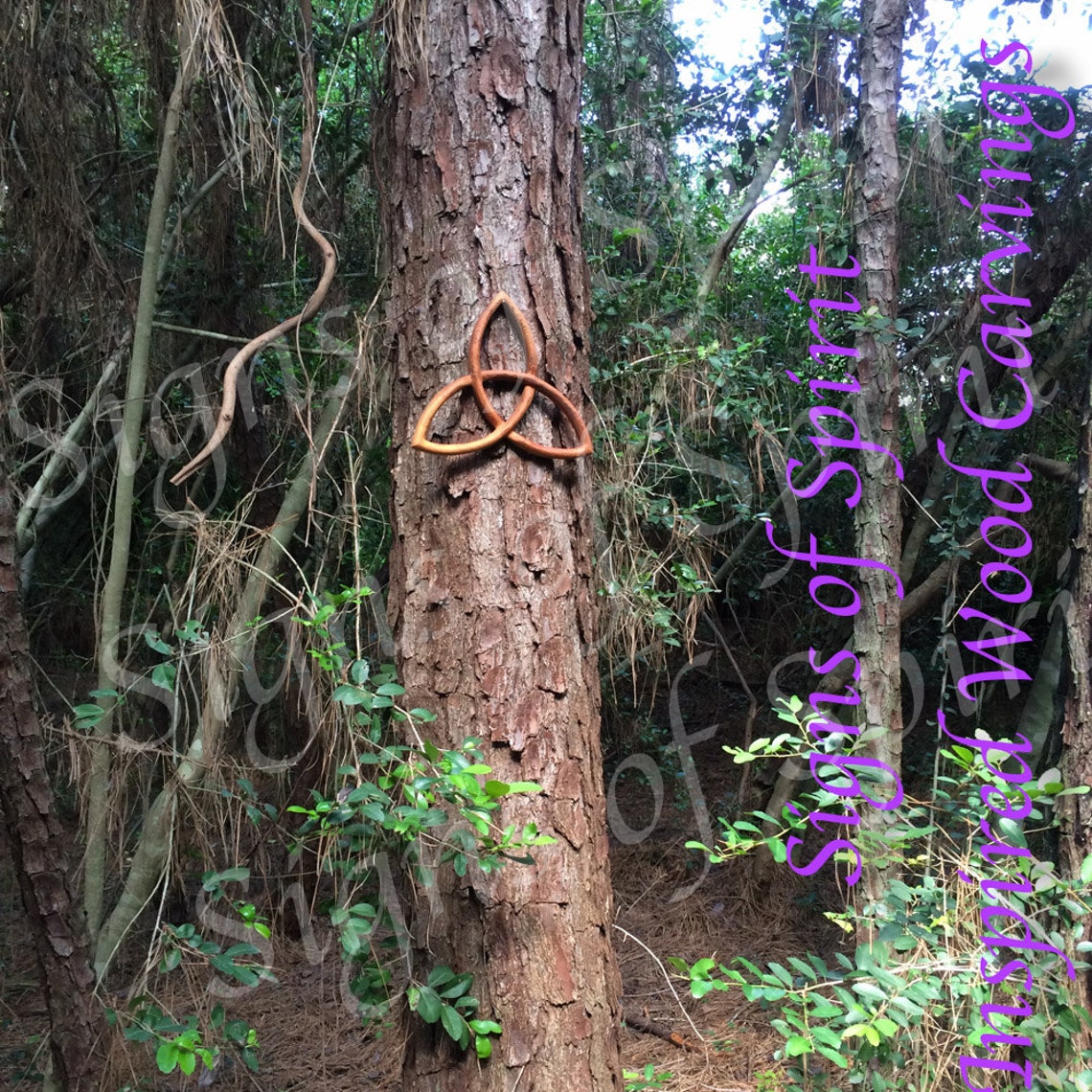 Trinity Knot Celtic Knotwork Basic Triquetra Celtic Goddess - Etsy