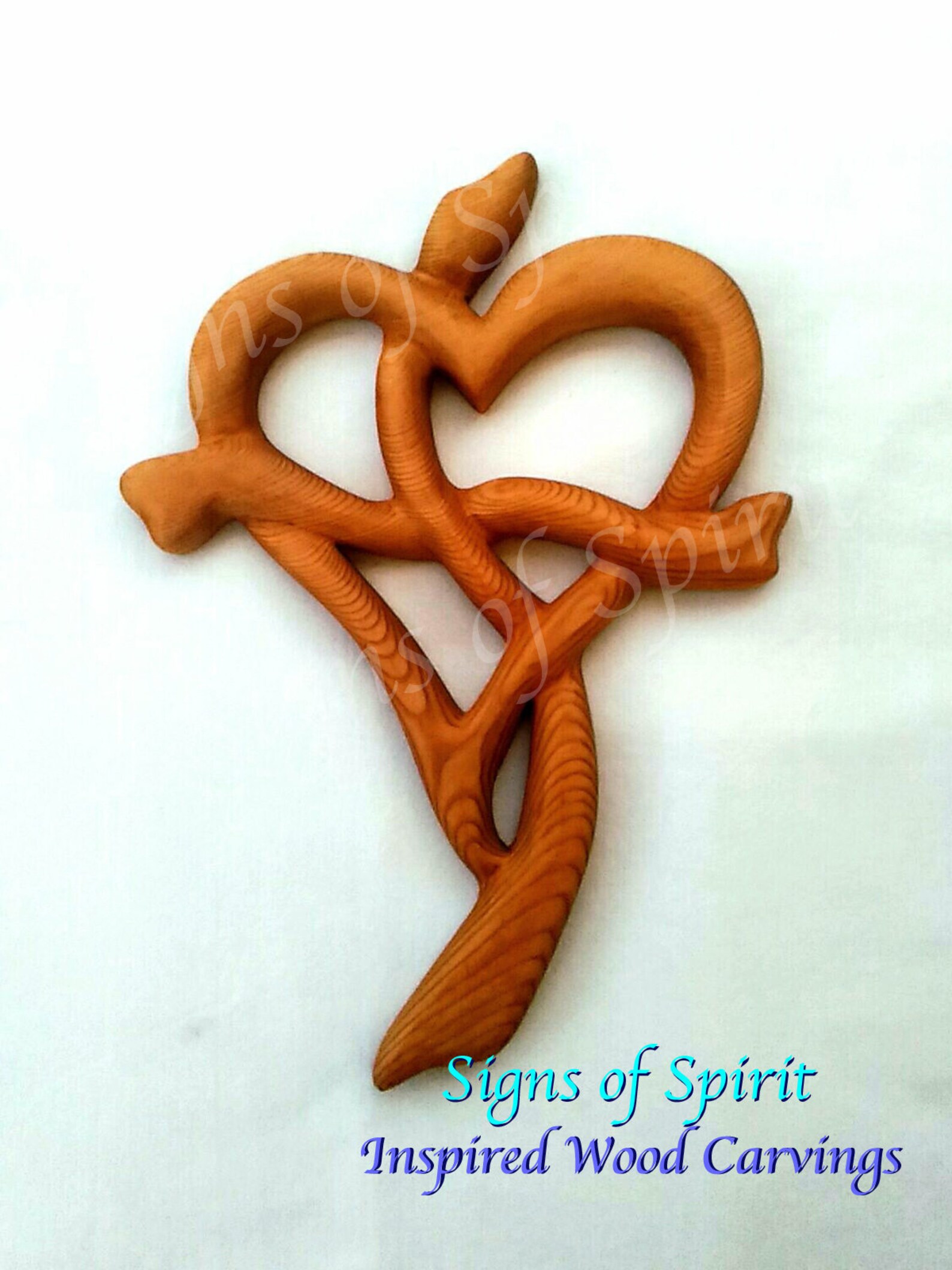 Exuberant Heart Cross-symbol of the Love of God|stylized Variation of ...
