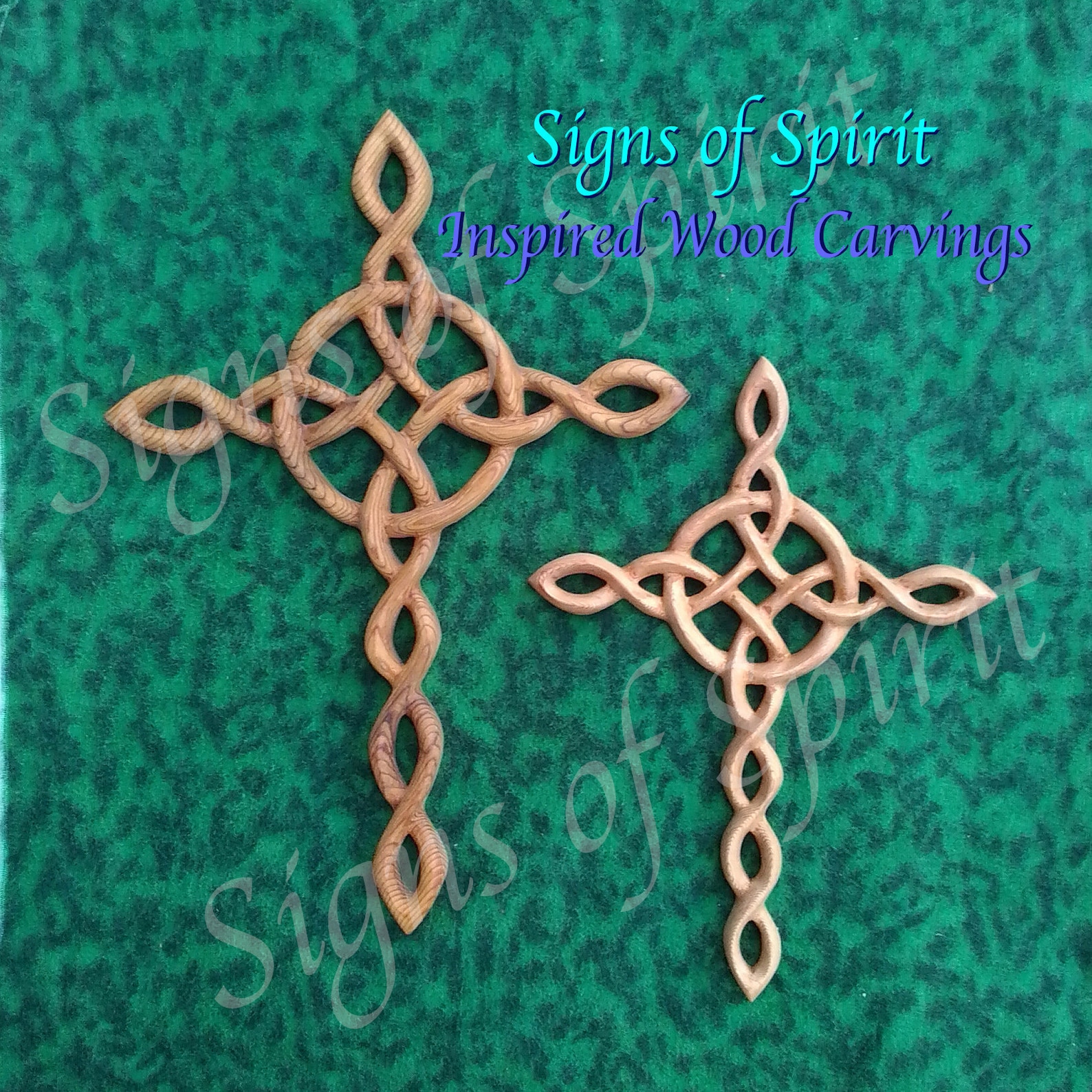 Celtic Christian Braided Eternity Wooden Cross-christian Family Decor ...