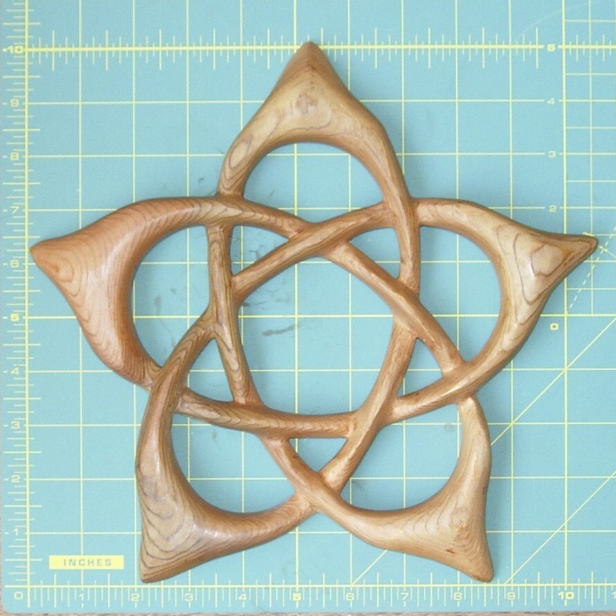 Lotus Flower Hidden Pentacle Wiccan Flower Pentagram Celtic - Etsy