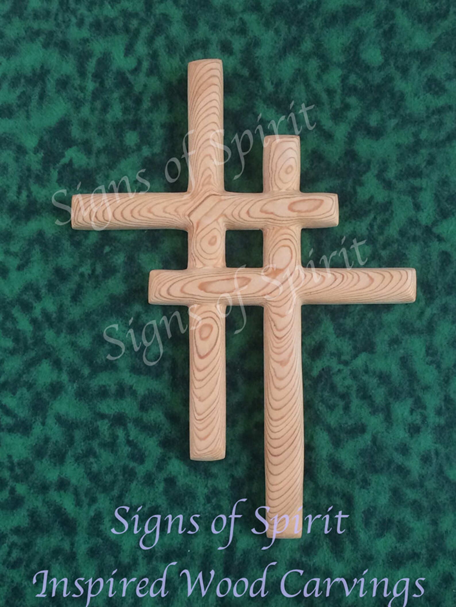 Couples Cross Wood Carved Interlocking Crosses for Wedding - Etsy