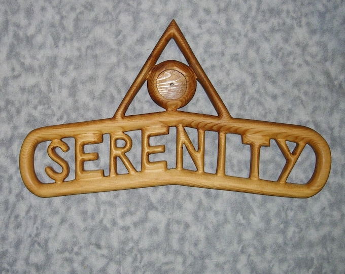 Serenity Anniversary Chip Holder-sobriety Birthday Chip-aa Recovery ...