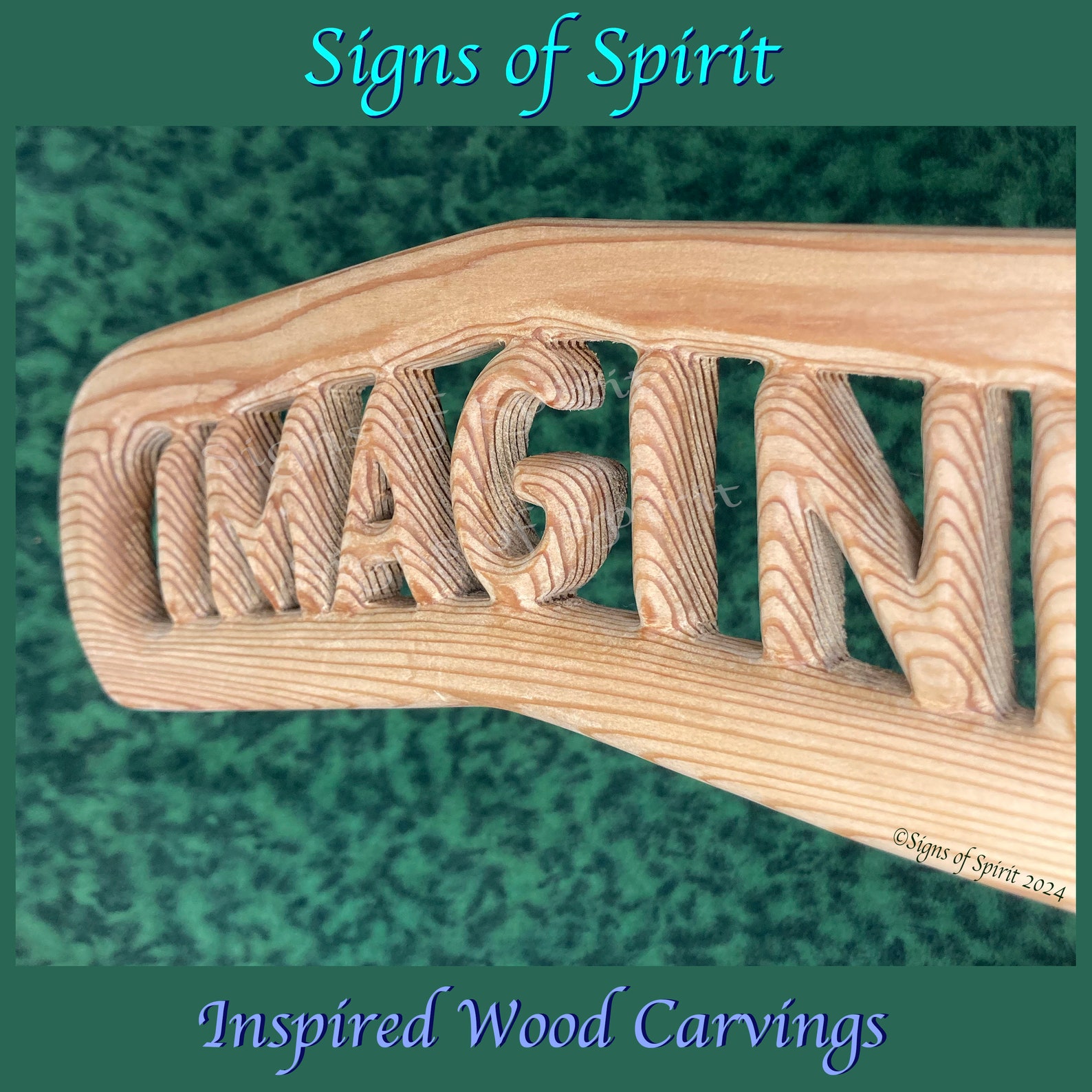 Imagine Wood Carving, Musical Peace Quote Wall Hanging, Inspirational ...
