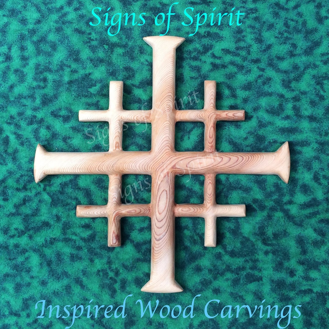 Jerusalem Cross-crusaders’ Cross- Five Fold Cross - Heraldic Christian ...