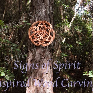 Celtic Peace Knot- Peace and Unity of Heart Mind and Spirit - Wood ...