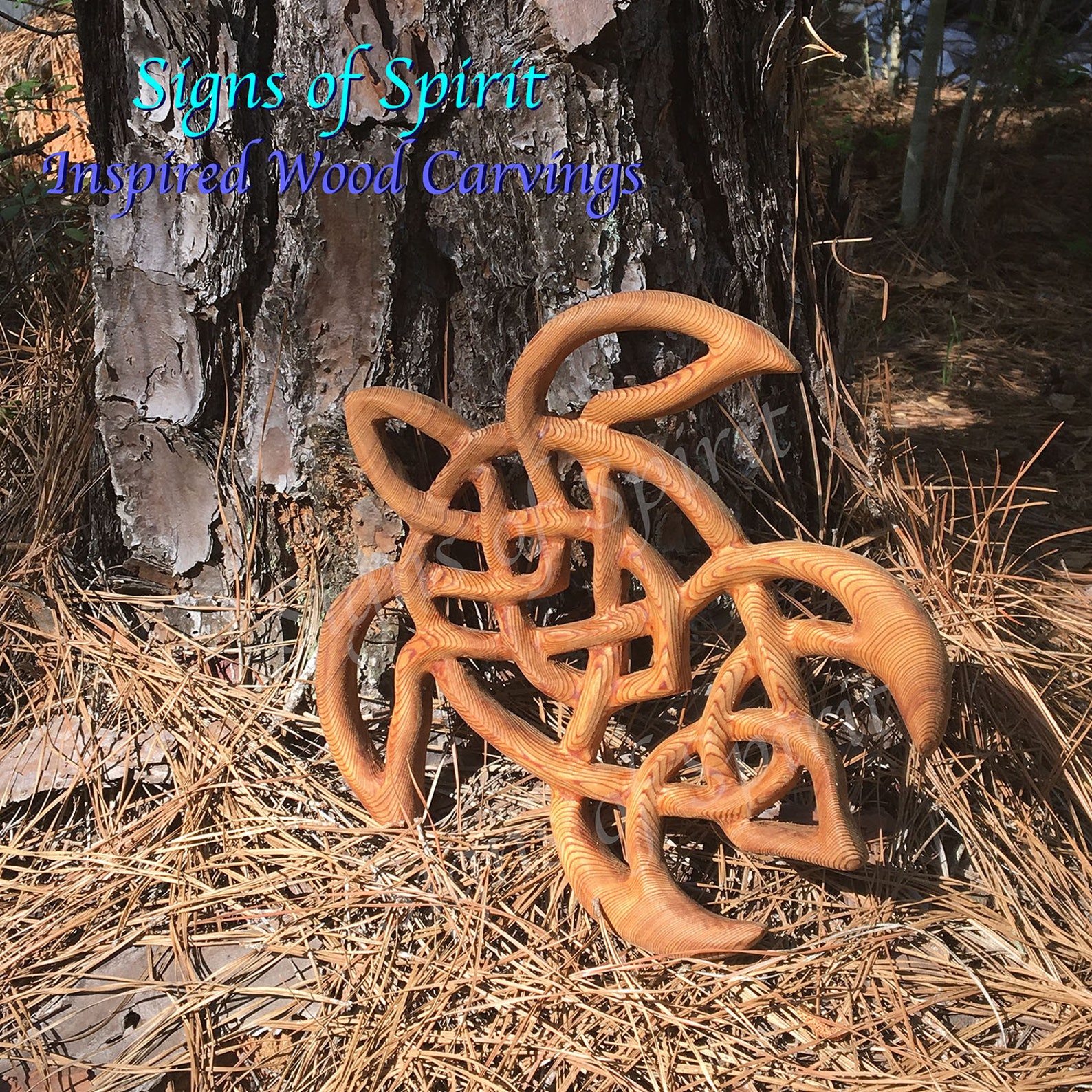 Celtic Turtle Wood Carving - Symbol of Wisdom, Protection, Innocence ...
