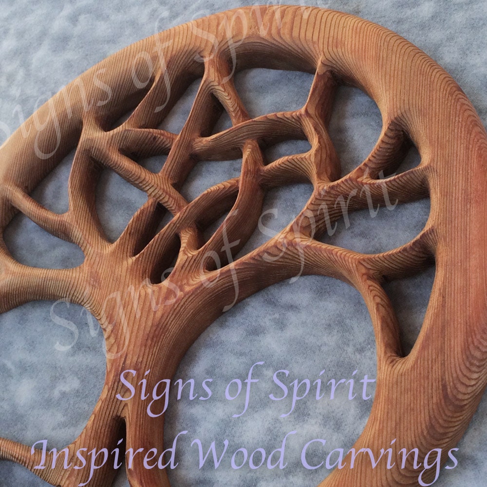Druid Tree With Pentacle Wiccan Tree Pagan World Tree Shamanic Nature ...