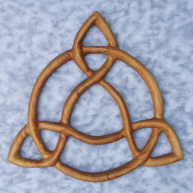 Open Triquetra Celtic Triquetra - Knot of Communication Wall Hanging ...