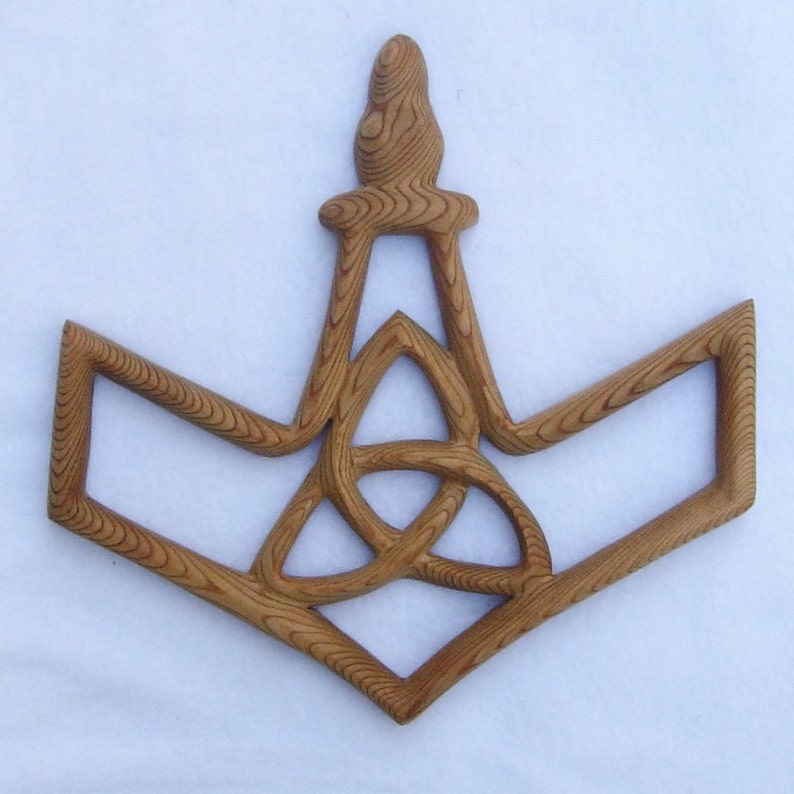 Thors Hammer Mjollner Celtic Trinity Knot Symbol Thunder God - Etsy