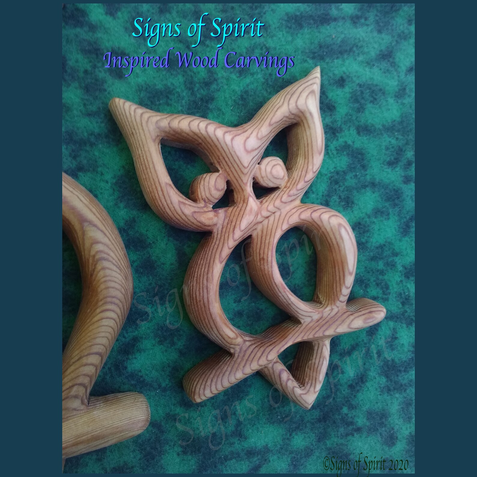 Celtic Owl Knot Wood Carving Transition Mystery Mysticism Wisdom ...