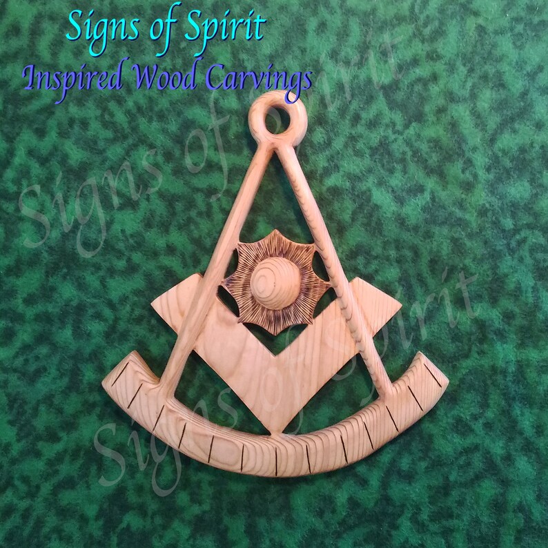 Past Master of Craft Lodge Masonic Symbol-the Compass, Square, Sun, and ...