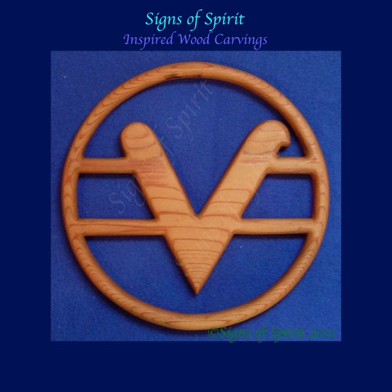 Religious Science Teaching Symbol Wood Carving-science of the | Etsy