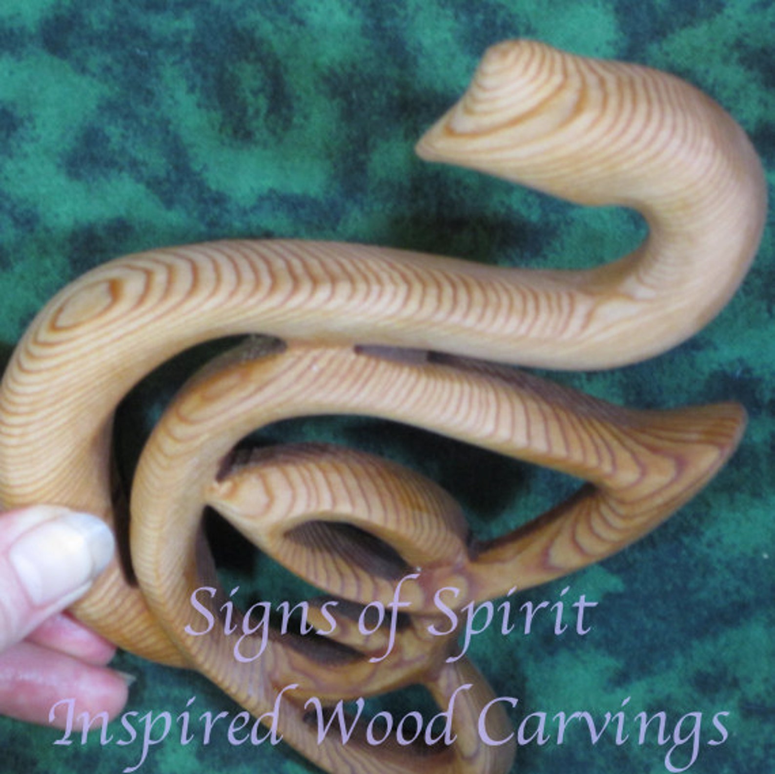 Celtic Swan Miniature-knot of Awakening Self Wood Carving-shamanic ...
