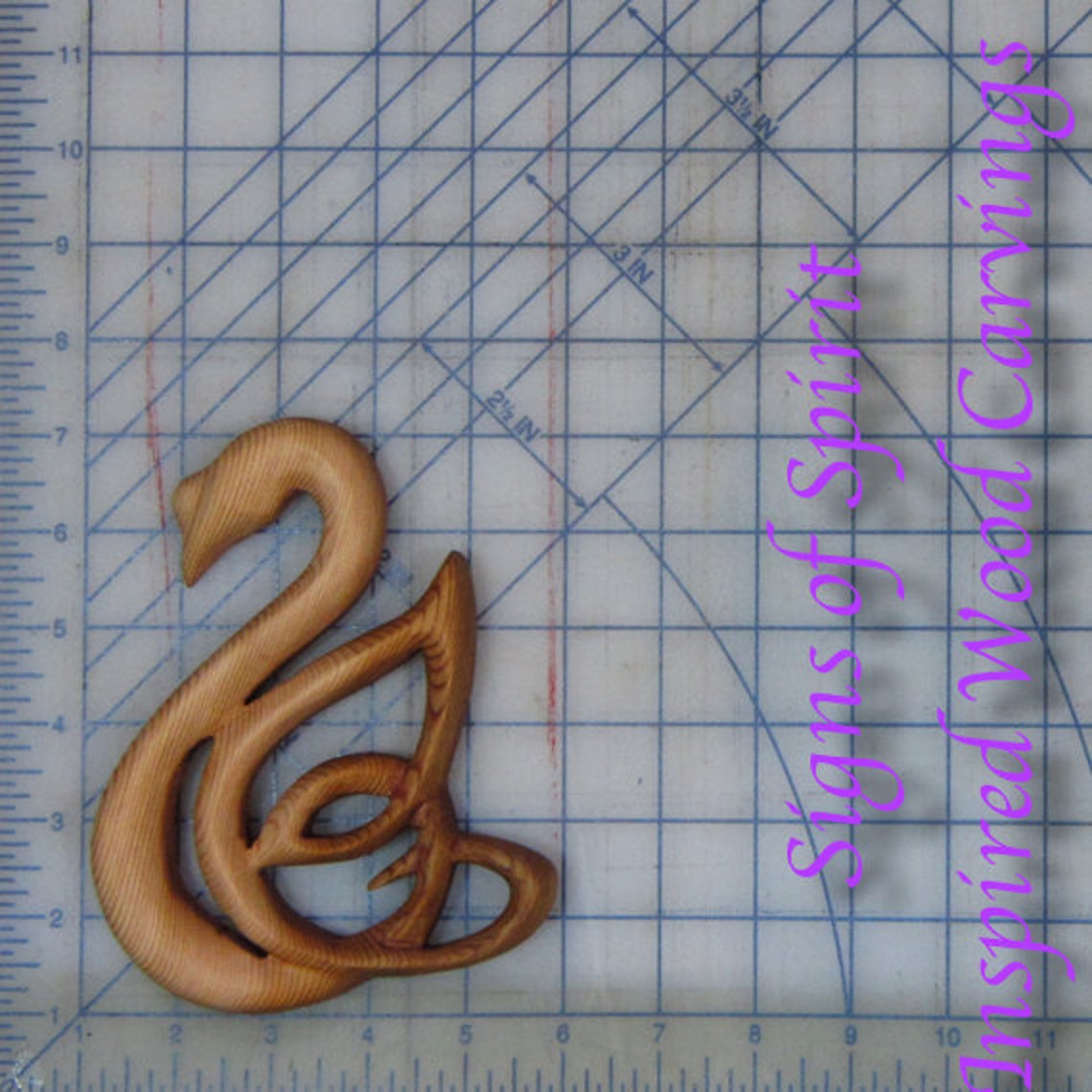 Celtic Swan Miniature-knot of Awakening Self Wood - Etsy