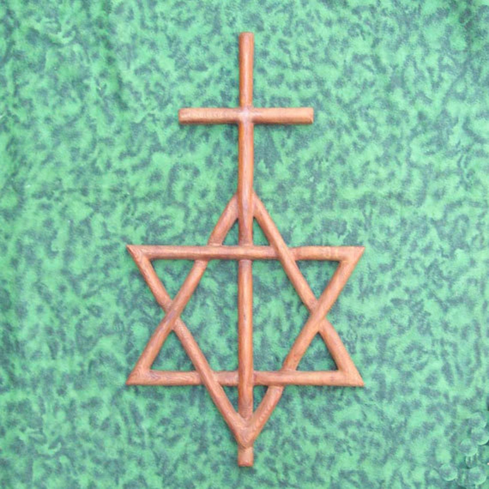 Messianic Star and Cross-Jewish-Christian Families-Star of | Etsy