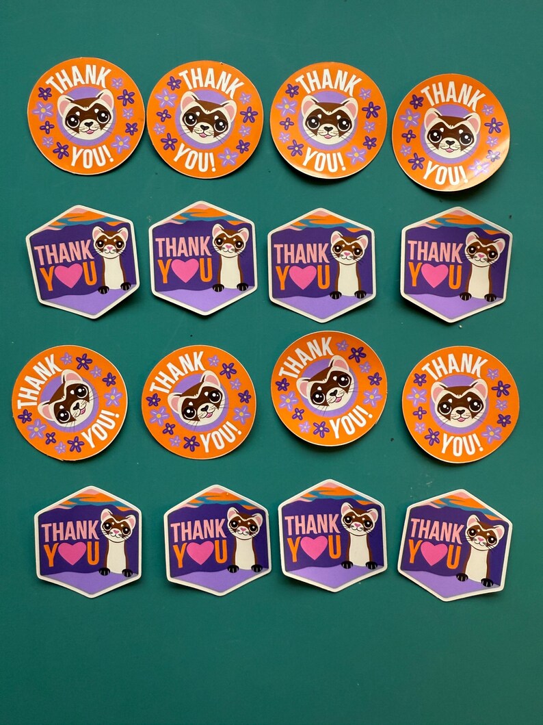 Girl Scout 2026 Cookie Mascot Thank You Stickers - Etsy