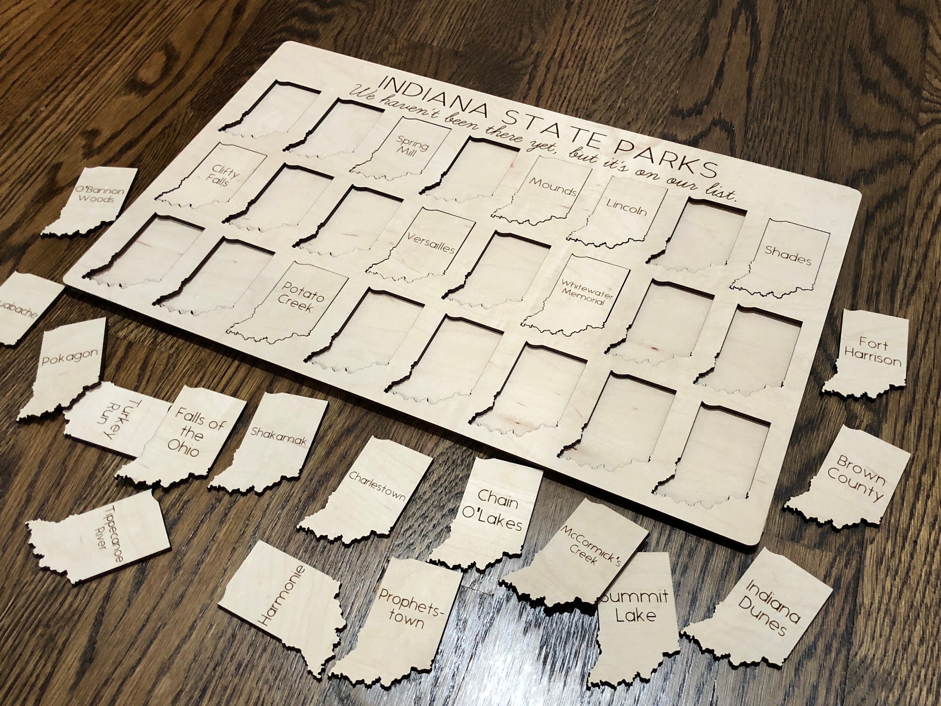 Indiana State Park Tracker Indiana State Parks Vacation Tracker Camping ...