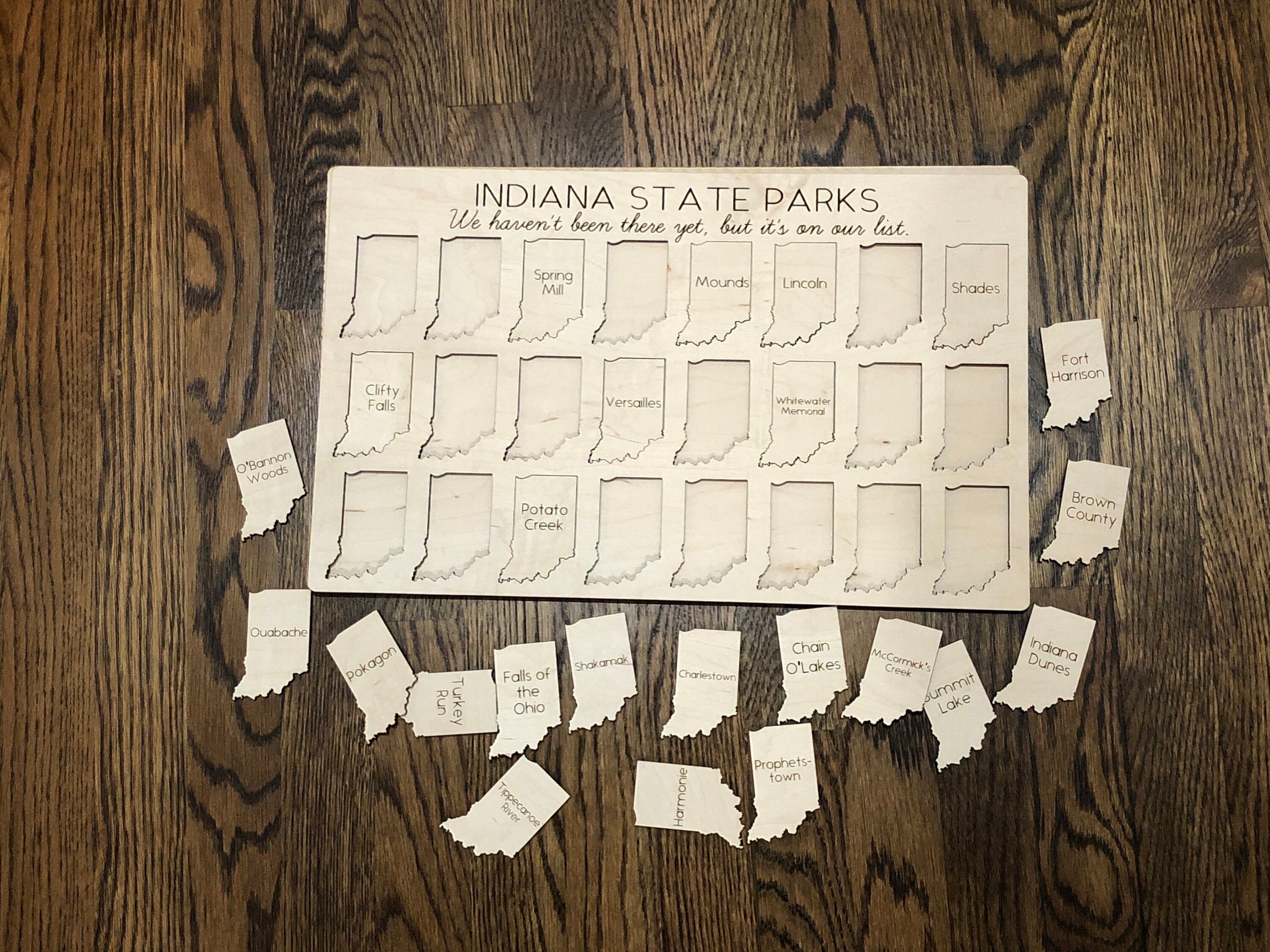 Indiana State Park Tracker Indiana State Parks Vacation Tracker Camping ...