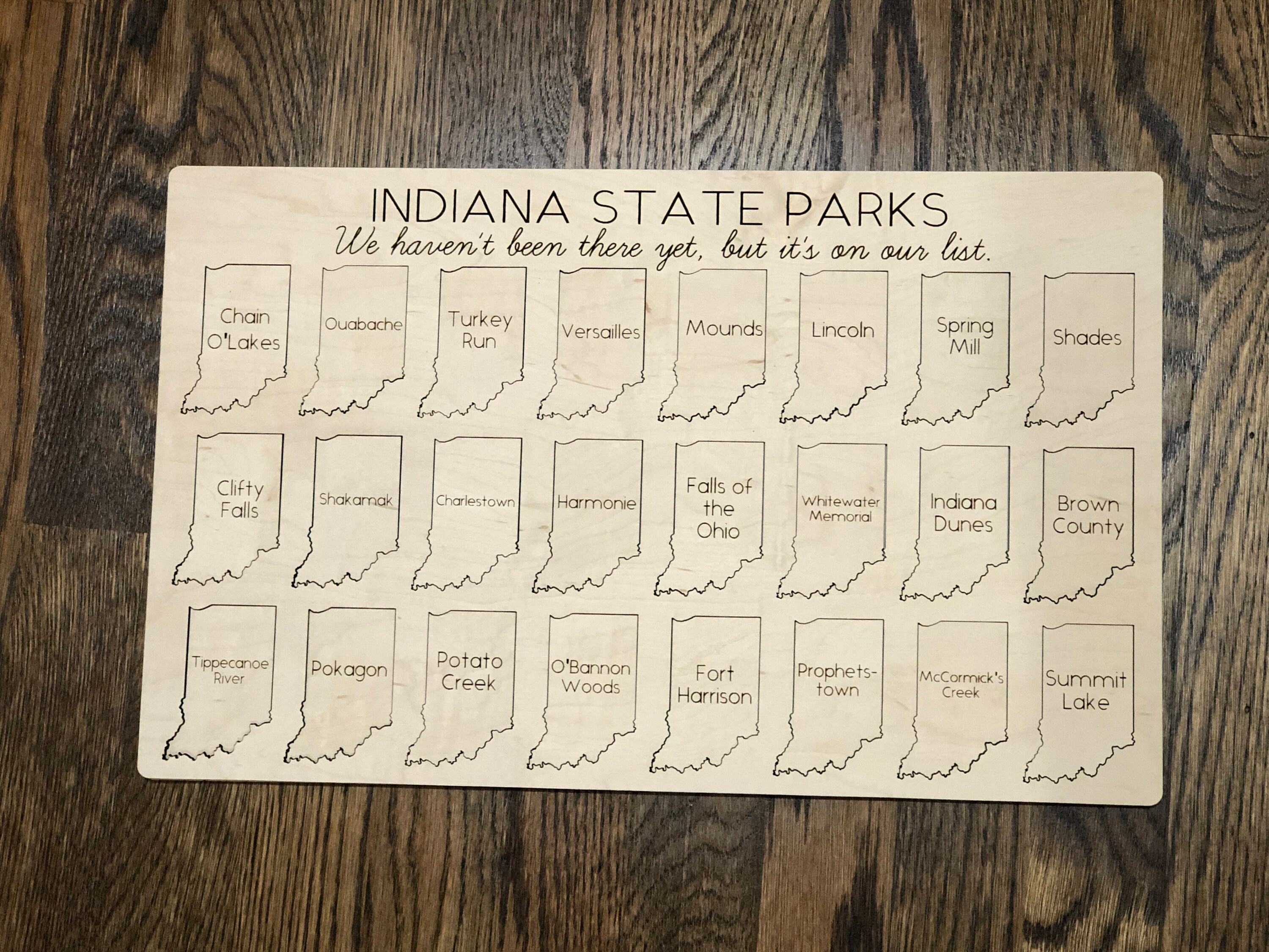 Indiana State Park Tracker Indiana State Parks Vacation Tracker Camping ...