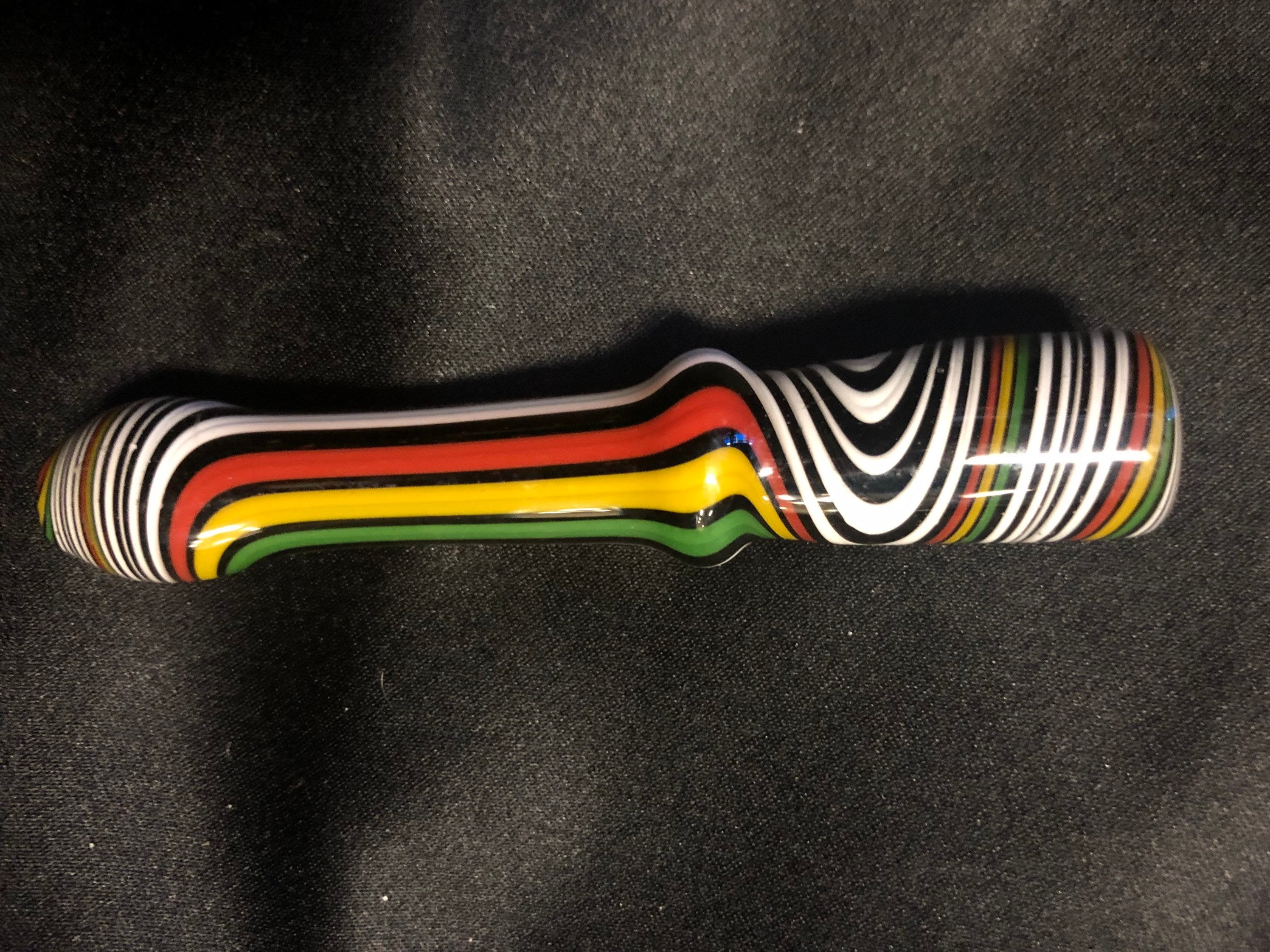 Rasta Chillum Pipe