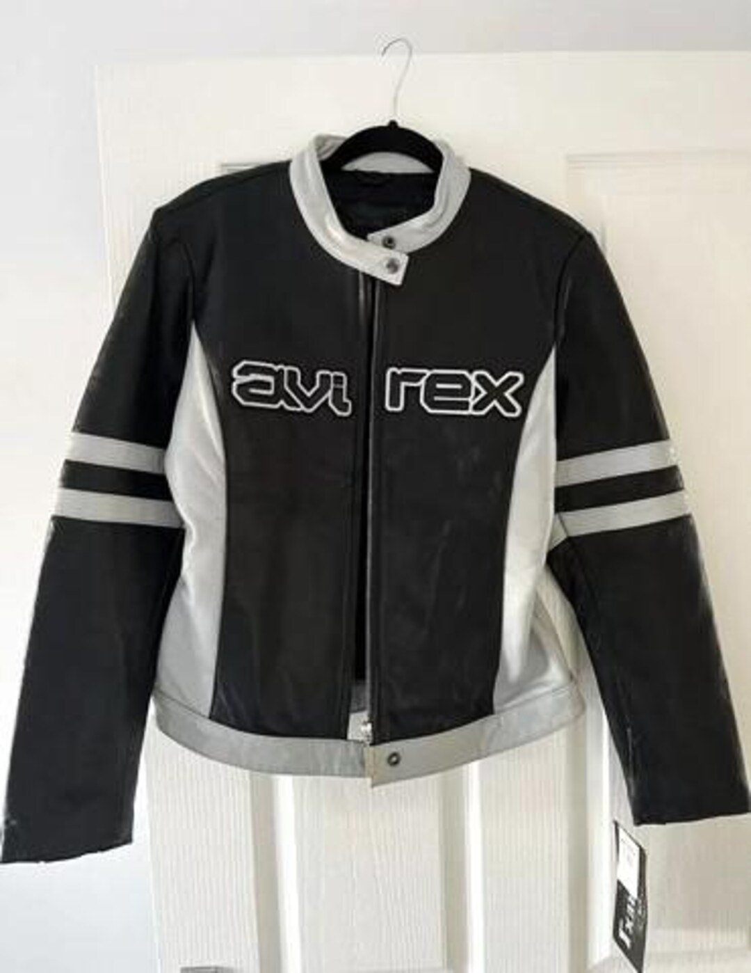 Avirex Leather Outer Shell Motorcycle Jacket Premium Biker Gear Avirex ...