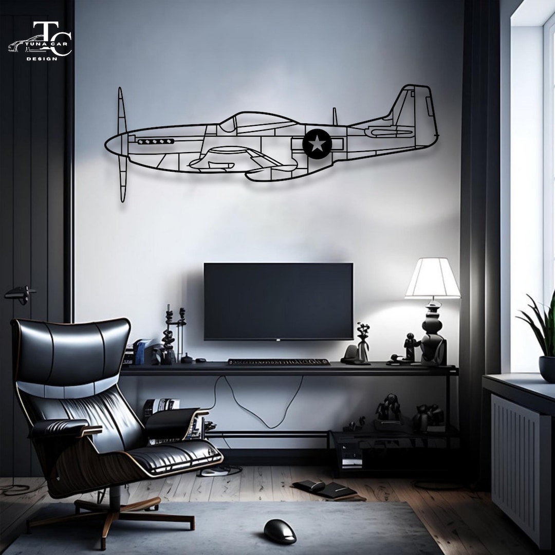 Airplane Metal Wall Art, Pilot Gift for Men, Aviation Wall Decor, Man ...