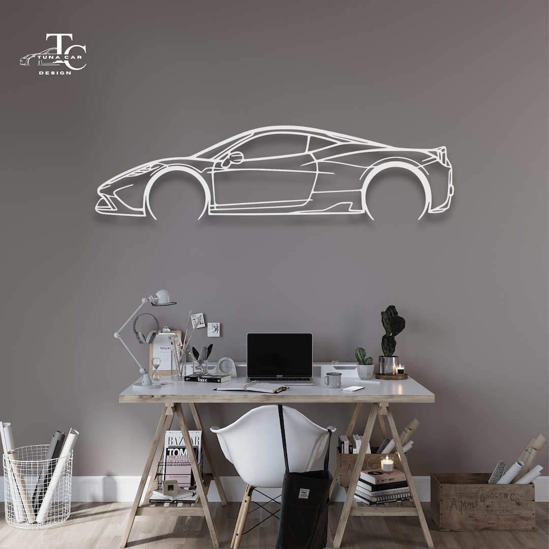 458 Speciale Metal Car Wall Art |metal Car Wall Decor |gift for Car ...
