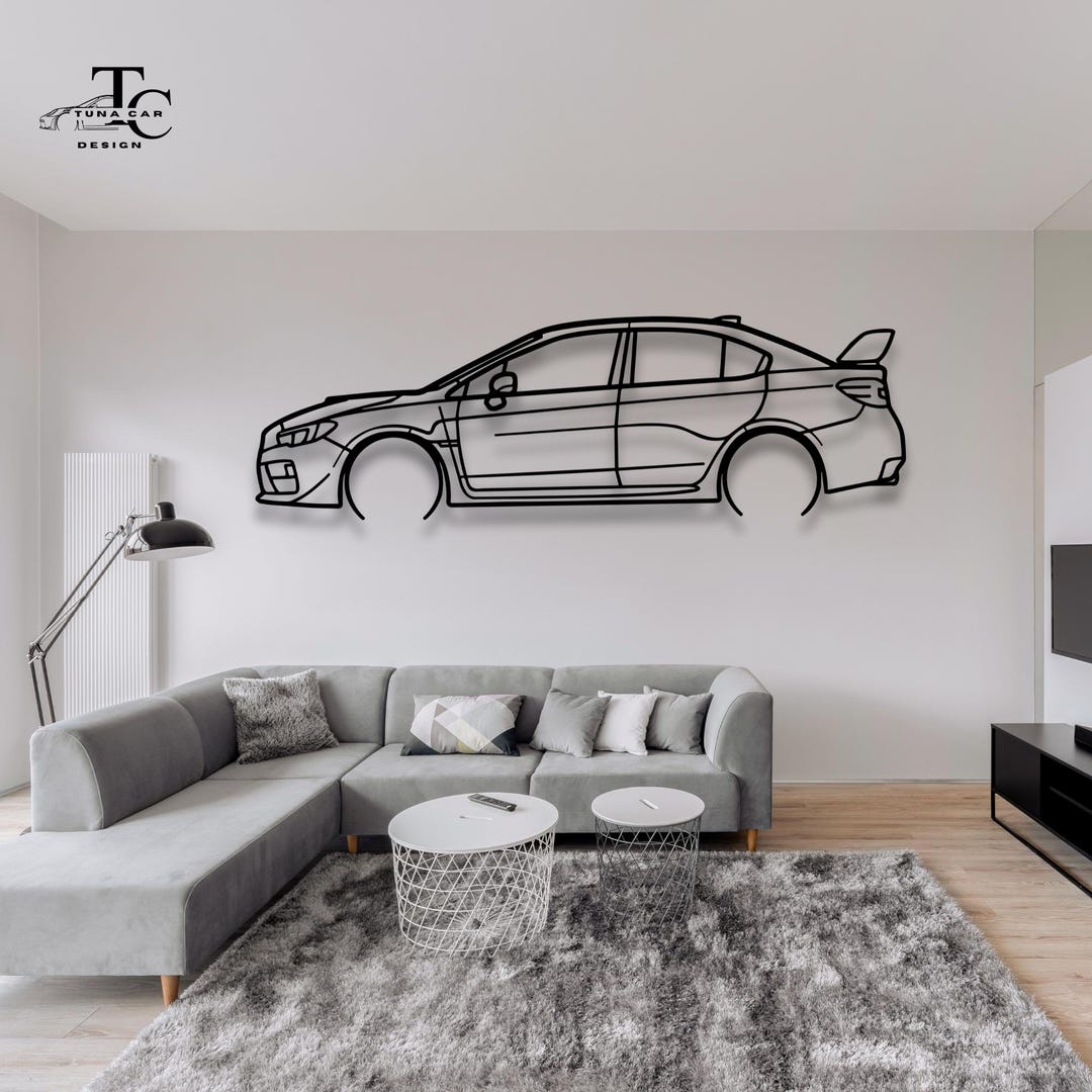 Wrx Metal Car Wall Art | Metal Car Wall Decor |gift for Car Lovers |car ...