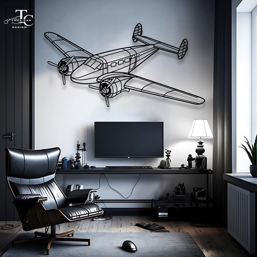 Model 18 Aircraft Metal Wall Art | Aviation Force Decor | Airplane ...