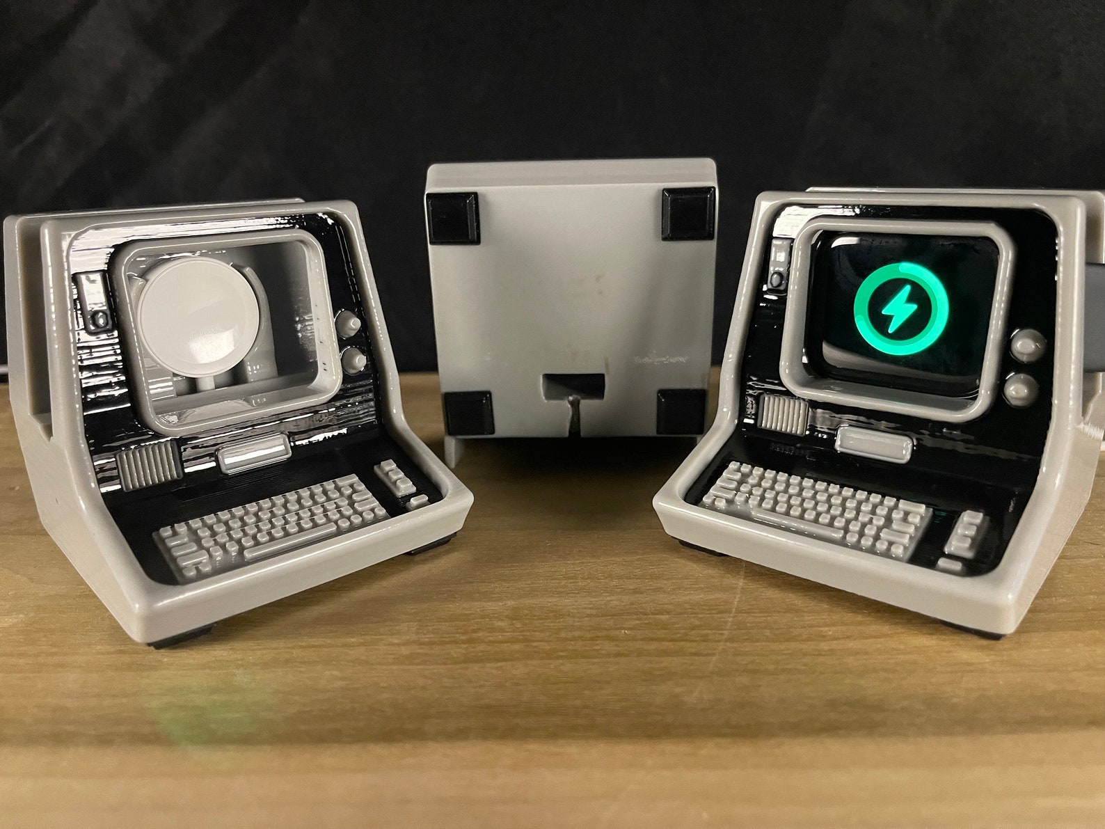 Fallout Inspired Robco Terminal Apple Watch Holder Charging Stand ...