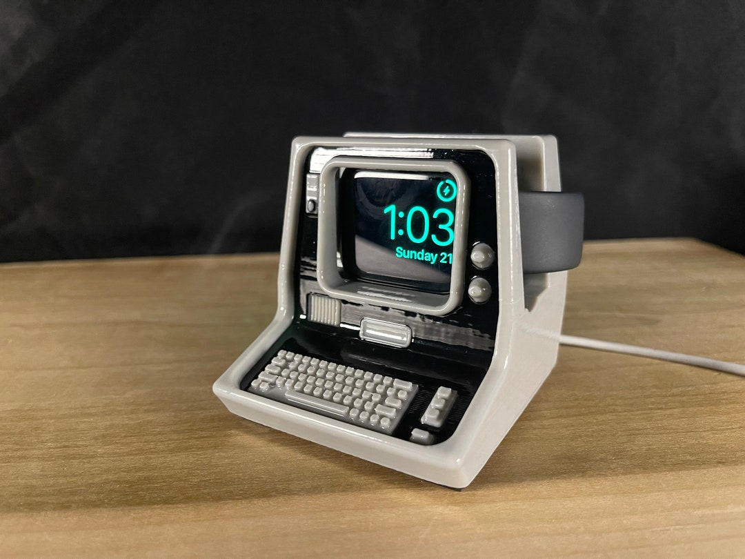 Fallout Inspired Robco Terminal Apple Watch Holder Charging Stand ...