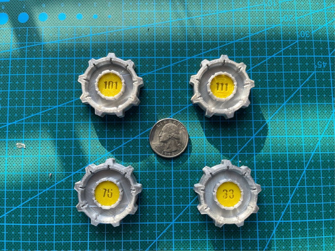 Fallout Vault Door Fridge Magnets Pack of 4 - Etsy UK