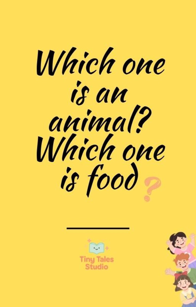 Animal Vs Food Sorting Activity: Printable Worksheet for Kids (PDF ...