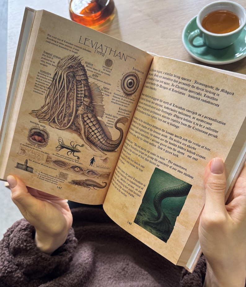 Unique Anatomical Encyclopedia, Illustrated Book of Mythical Creatures ...