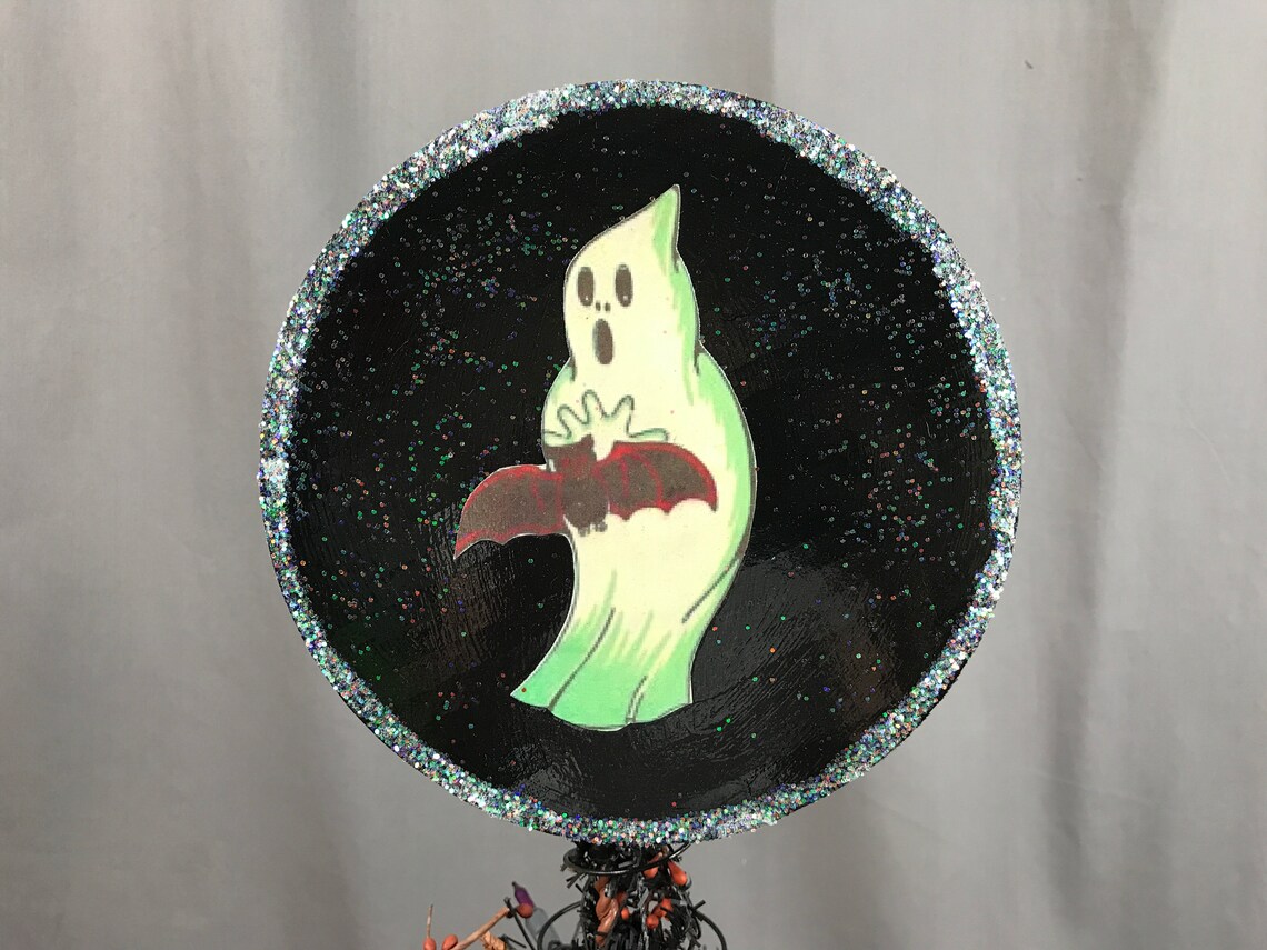 Halloween Tree Topper Vintage Halloween Spooky Ghost Topper - Etsy