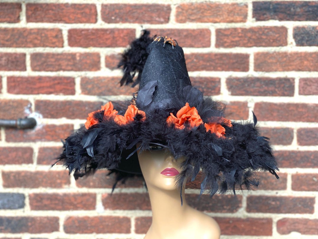 Halloween Witch Hat Elegant Witch Costume Elegant Fancy Witch Hat ...