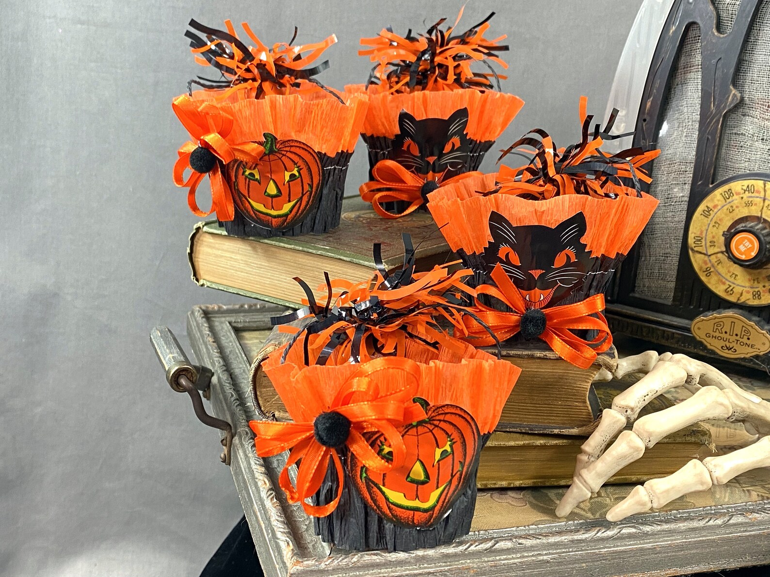 Vintage Halloween Nut Cup Retro Halloween Decor Classic - Etsy