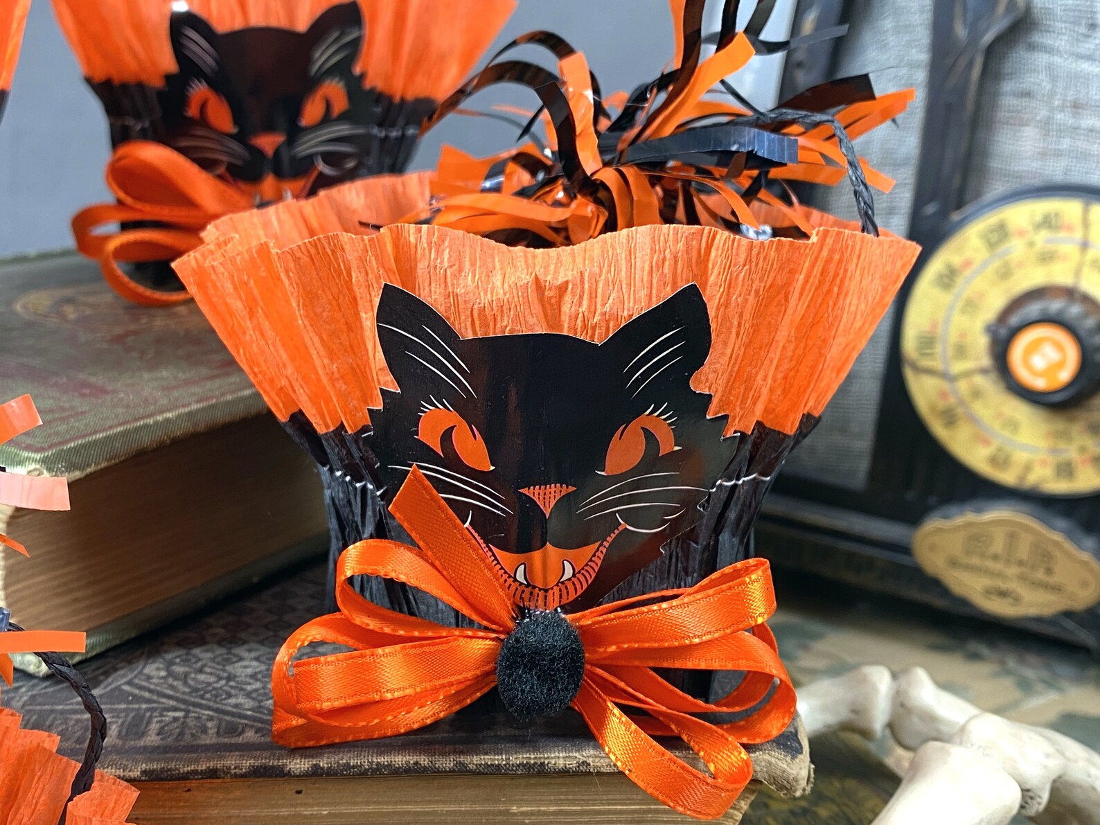 Vintage Halloween Nut Cup Retro Halloween Decor Classic - Etsy