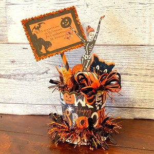 Vintage Halloween Pin up Girl Retro Halloween Decor Nut Cup MCM ...