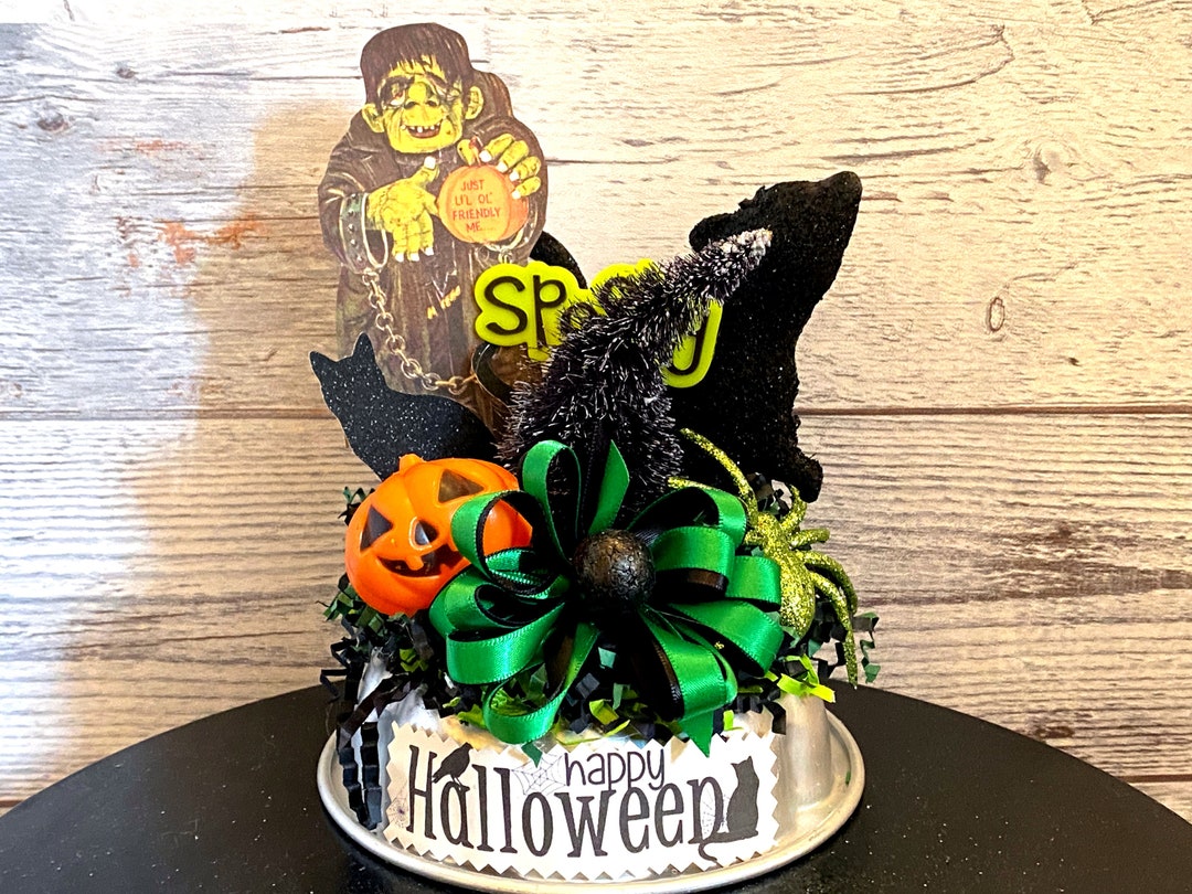 Retro Halloween Decor Vintage Frankenstein Decoration Vintage Halloween ...