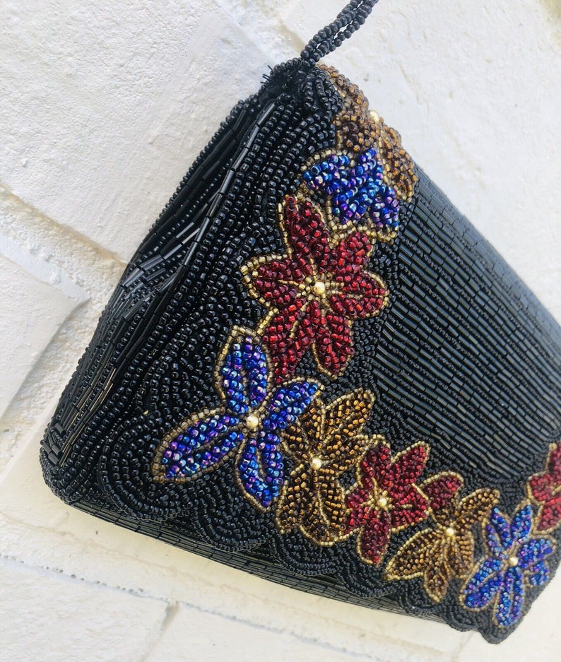 Vintage Gorgeous Embellished Hand Crafted Embroidered Beaded Glam ...