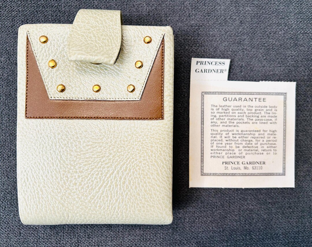 Vintage Princess Gardner Beige Leather Bifold Wallet New With Tag - Etsy