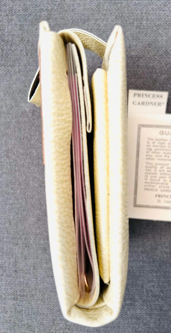Vintage Princess Gardner Beige Leather Bifold Wallet … - Gem