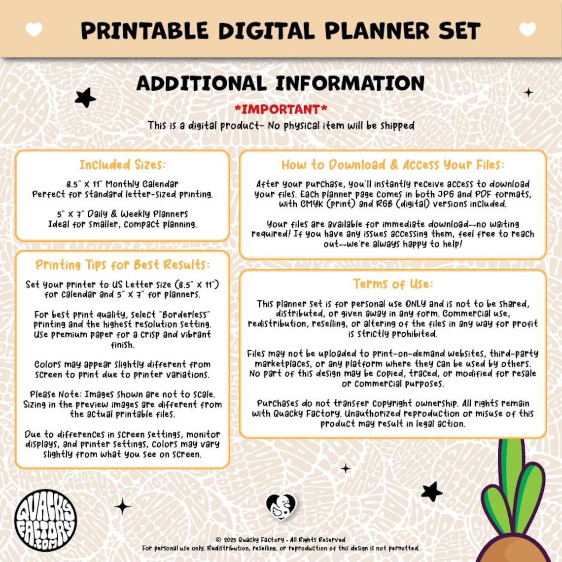 Printable Digital Planner Set - Capybaras - Etsy